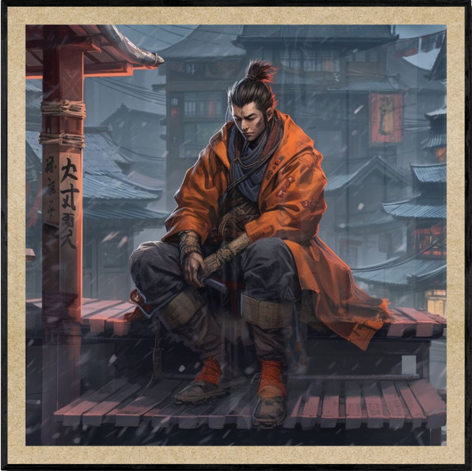 Cyberpunk Shadows: Sekiro-inspired Cyberpunk Wallpaper and Aesthetic ...