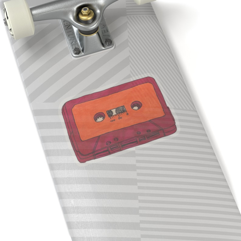 Retro Cassette Tape Vinyl Sticker - Etsy