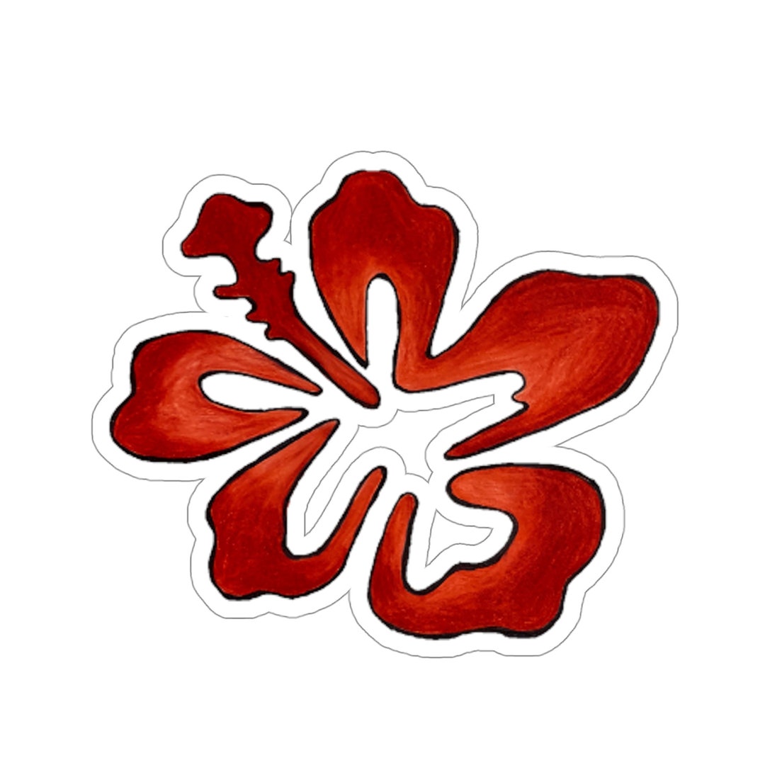 Red Hibiscus Flower - Etsy