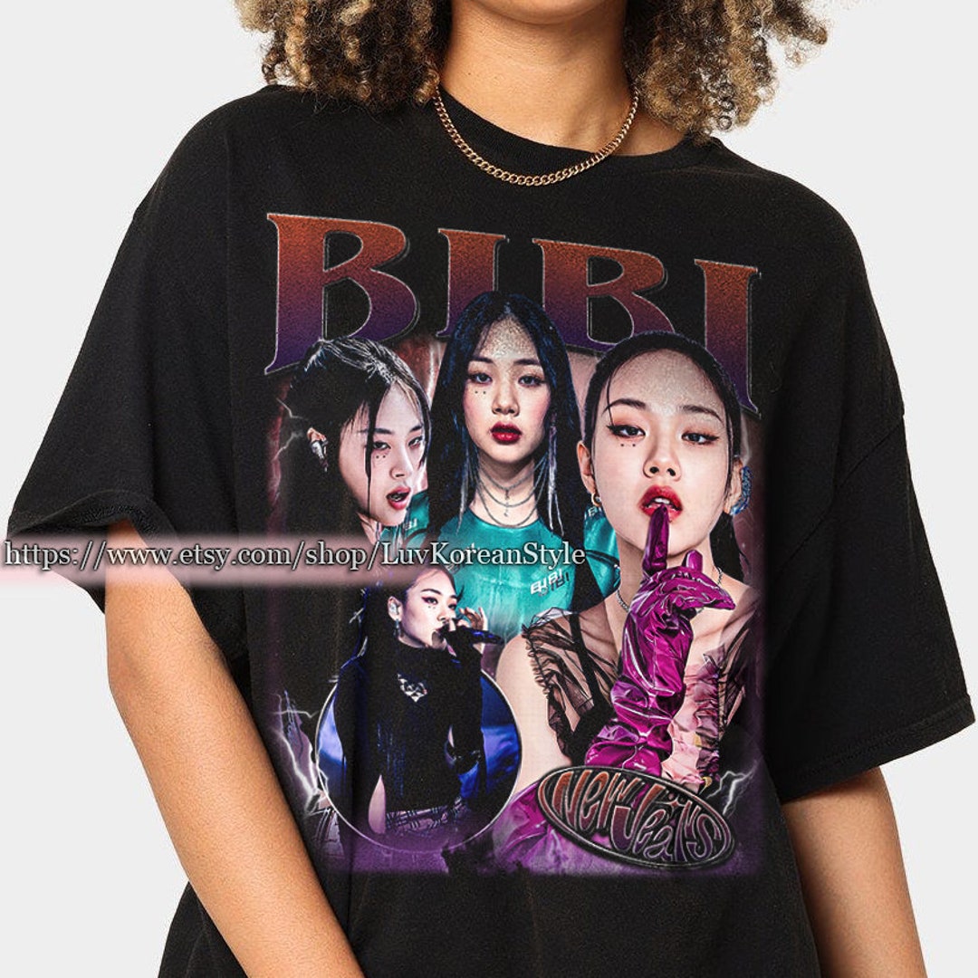 Limited Bibi Newjeans Korean Pop Tshirt Vintage Unisex Shirt - Etsy
