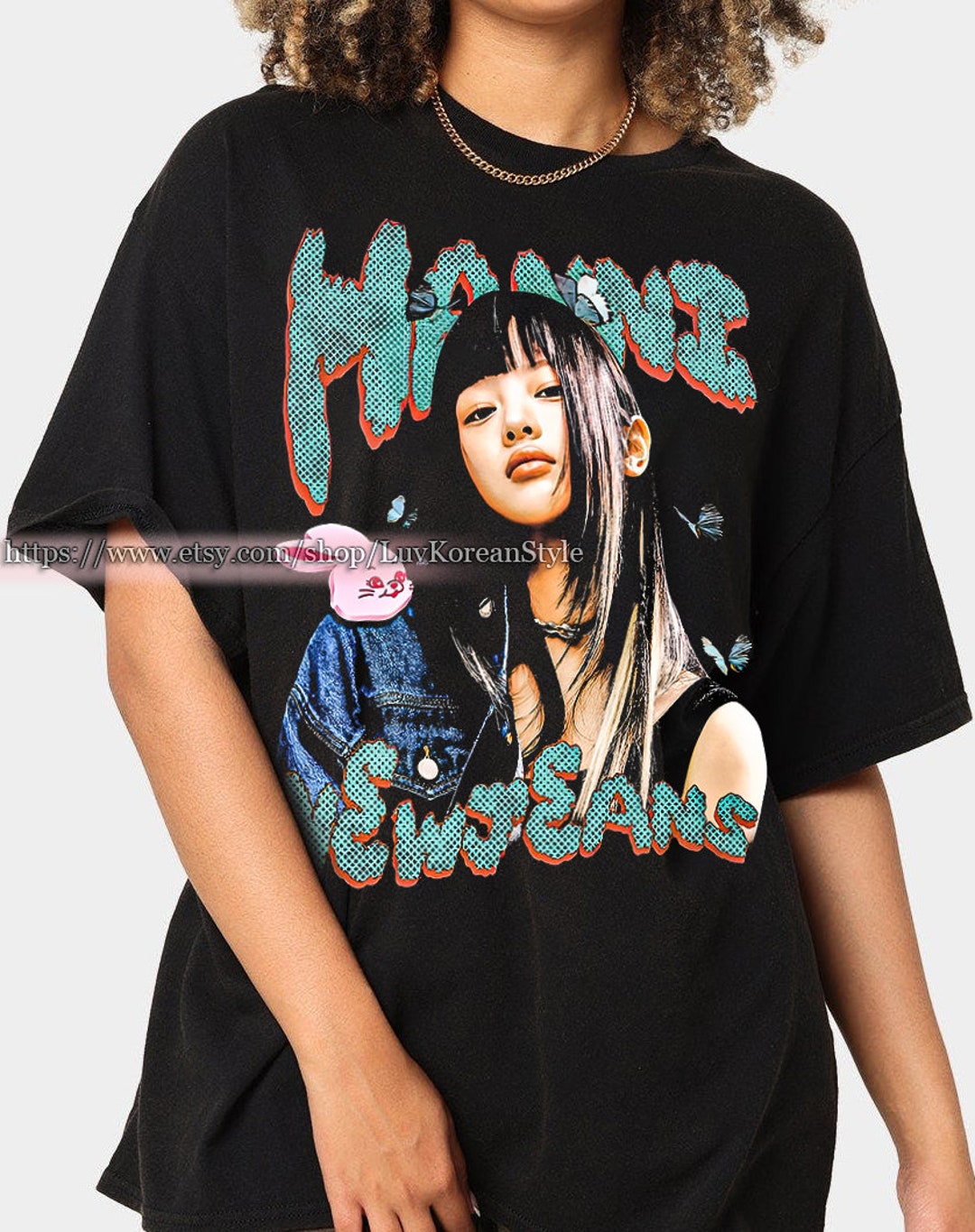 Limited Hanni NewJeans KPop Tshirt Vintage Unisex Shirt - Etsy 日本