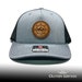 Outdoor Compass Leather Patch Hat Richardson 112 Snapback Laser ...