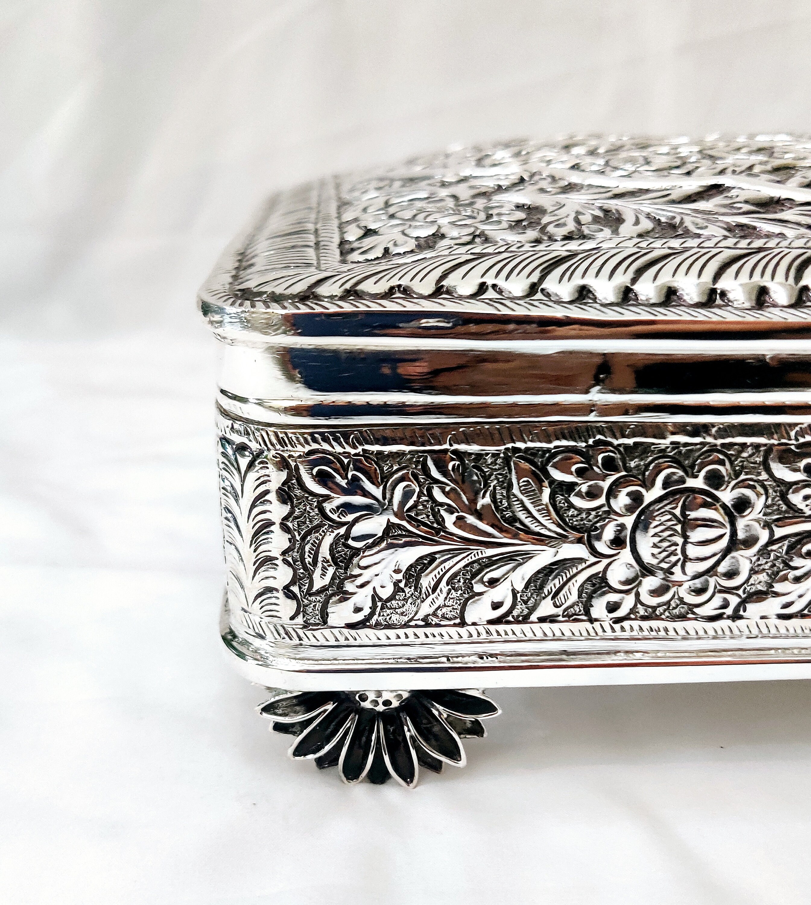 Silver Jewellery Box - Etsy