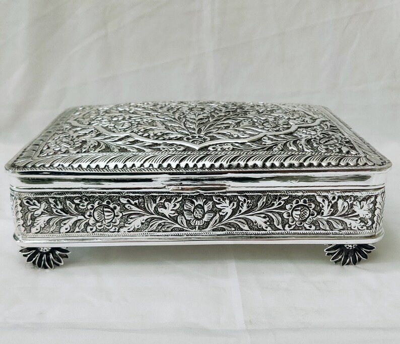 Silver Jewellery Box - Etsy