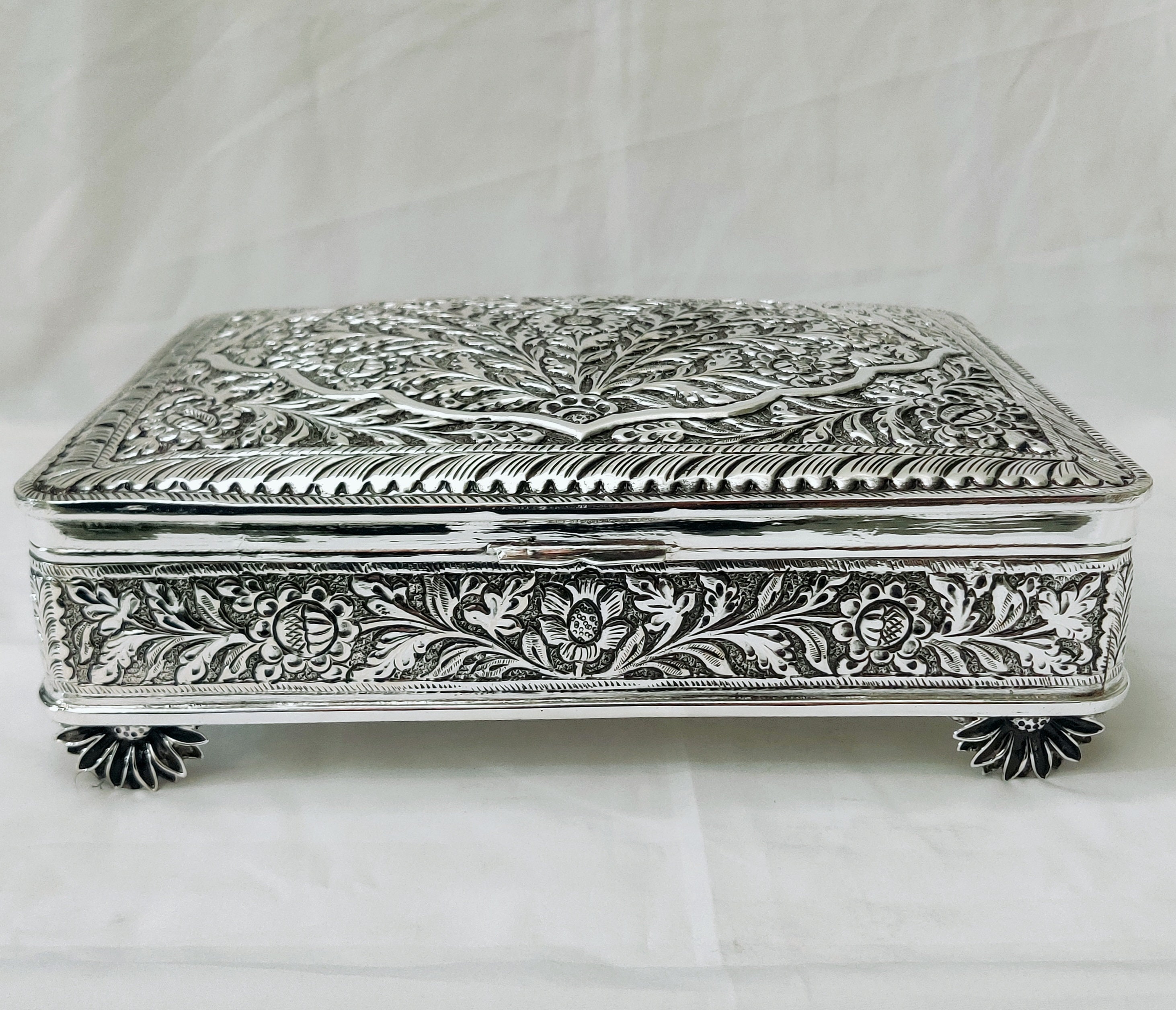 Silver Jewellery Box - Etsy