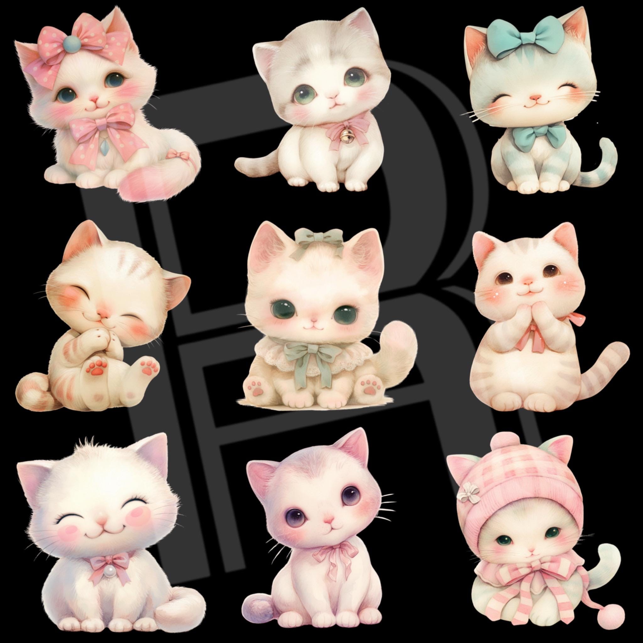 Cats PNG Clip Art Pack – High-quality & Transparent Background, Cats ...