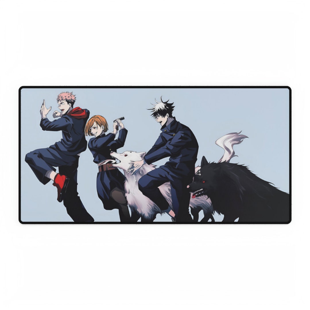 Yuji, Nobara, Megumi Jujutsu Kaisen Anime Gaming Mouse Mat - Etsy