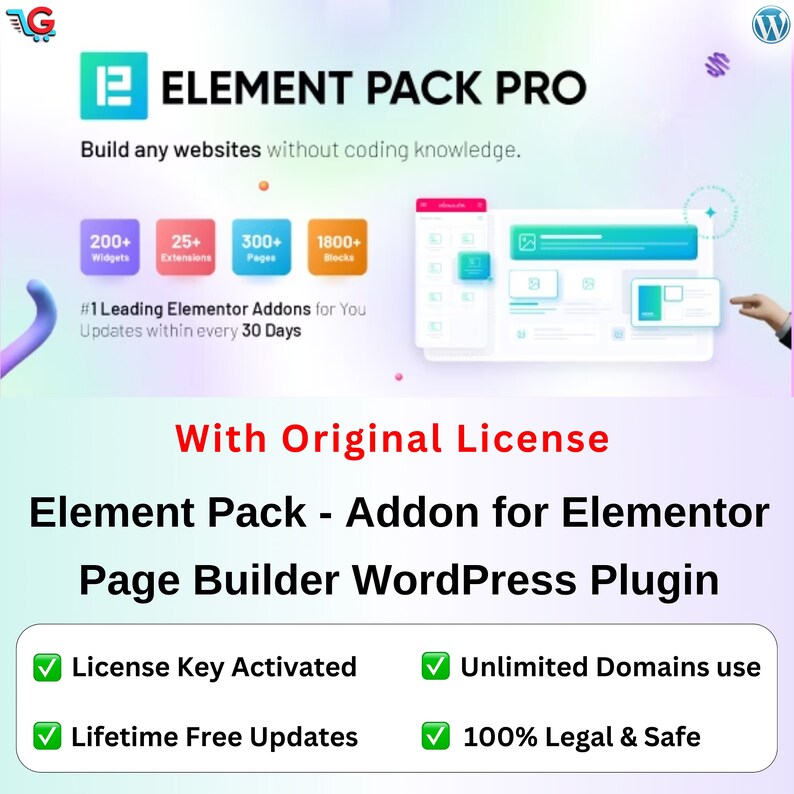 Element Pack Addon for Elementor Page Builder Wordpress Plugin Element Pack Plugin Element Pack ...