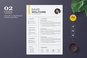 5 Page Resume Template and Cover Letter References Template for Word DIY Printable the milky Way ...