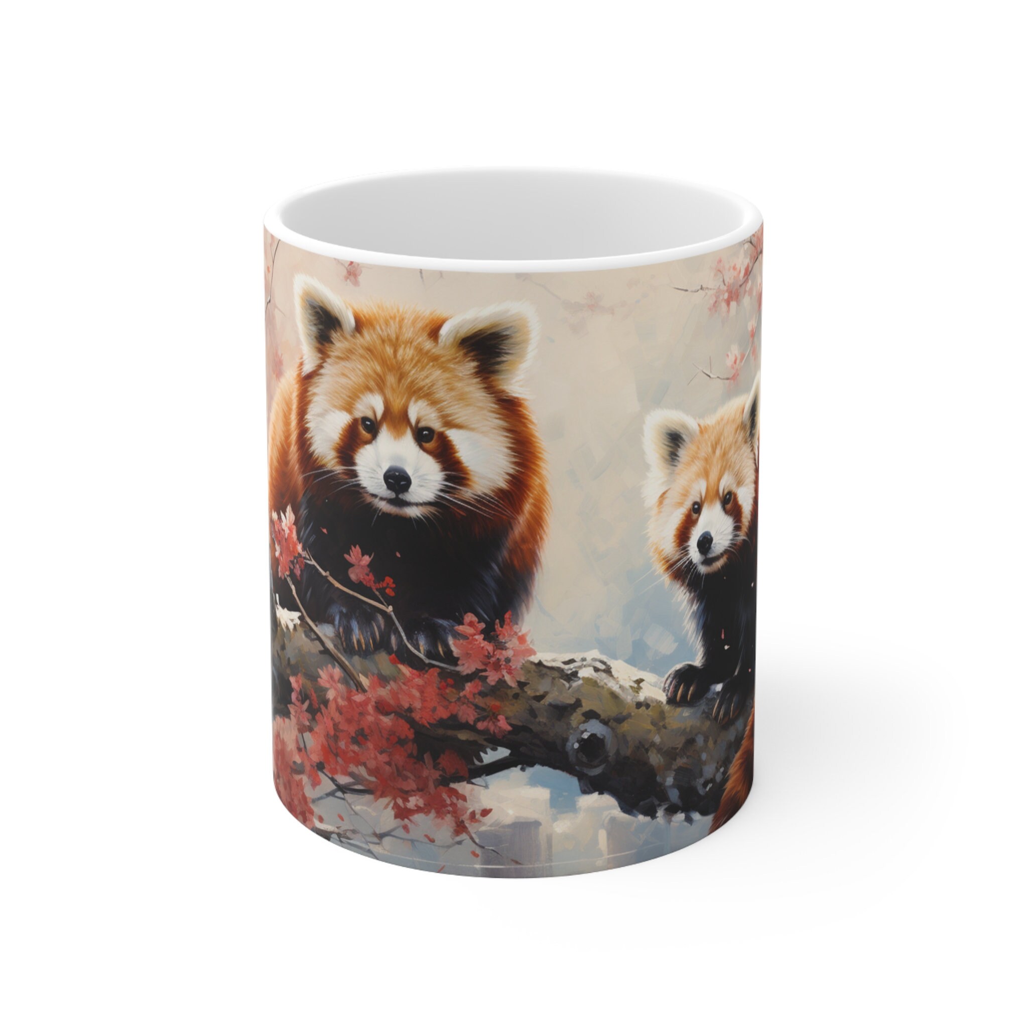 Red Panda Coffee Mug, Animal Lover Gift, Ceramic 11oz, Gift for Her ...