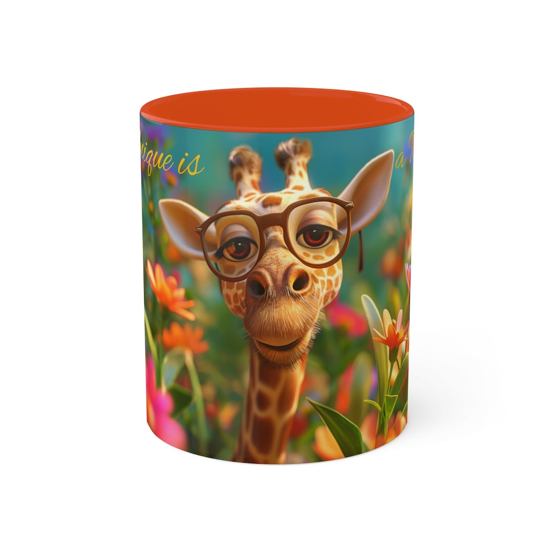 Giraffe Mug, Being Unique is a Tall Order, Birthday Gift, Gift for Her ...