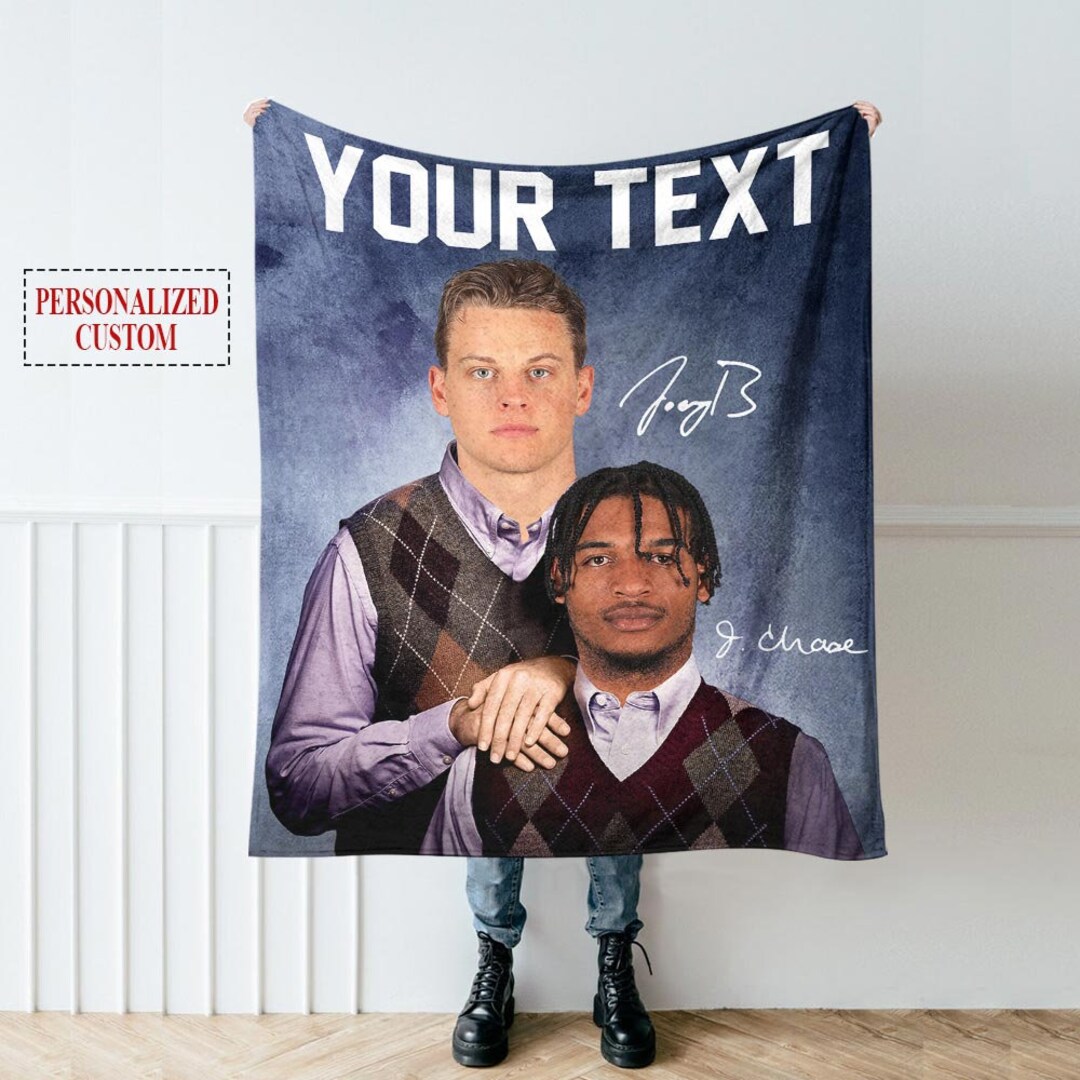 Custom Joe Burrow Ja'marr Chase Cincinnati Football - Etsy