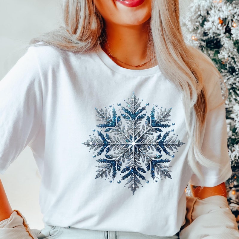 Snowflake Shirt - Etsy