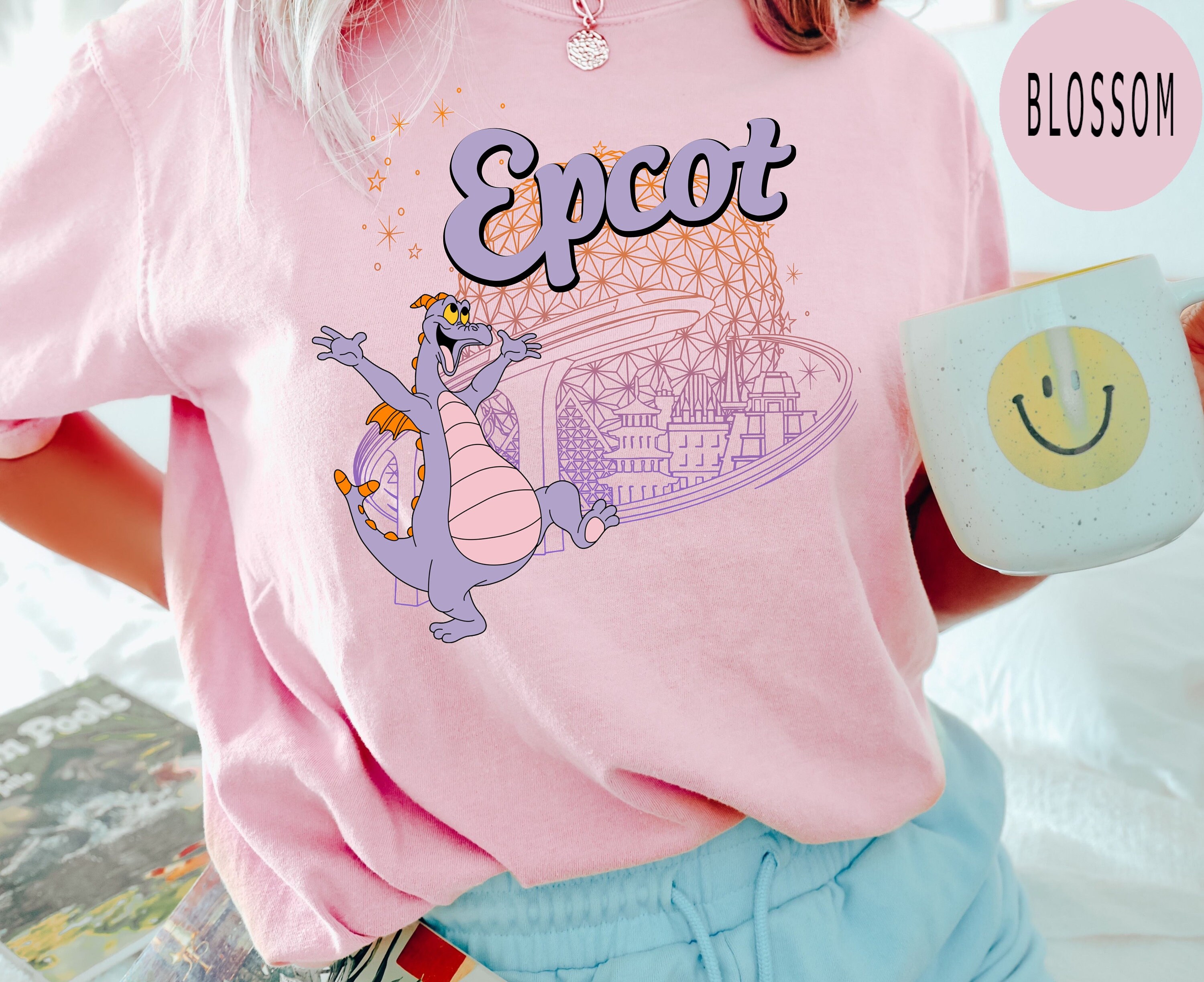 Comfort Colors® Epcot Figment Tshirt Epcot Tshirt Womens - Etsy