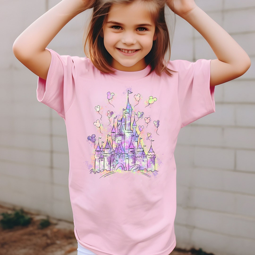 Comfort Colors® Walt Disney Castle T Shirt, Disney Magic Castle Shirt ...