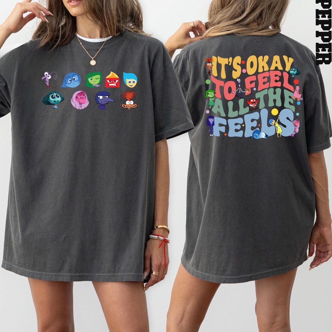 Comfort Colors® Disney It's Okay the Feel All the Feels Shirt, Disney ...