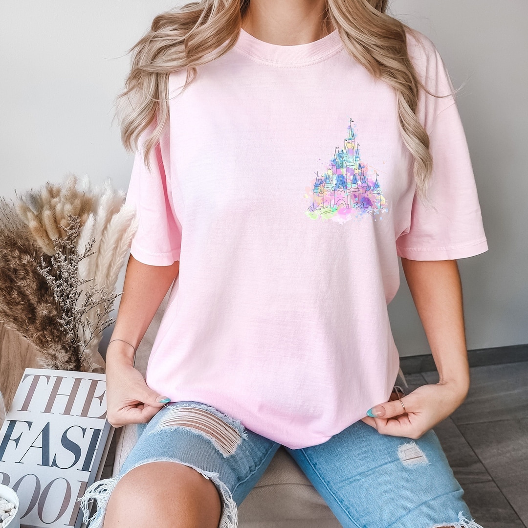 Comfort Colors® Pocket Castle T-shirt, Disney Castle Shirt, Magic ...