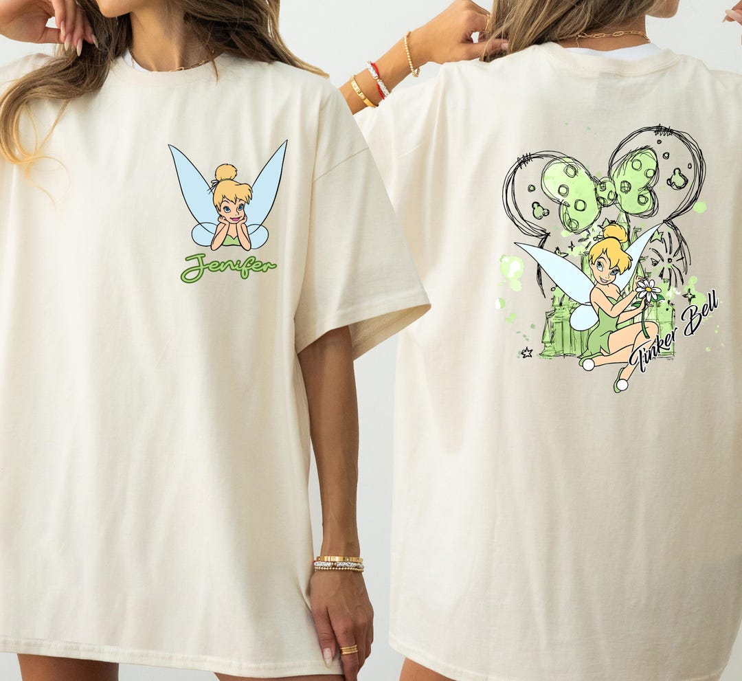 Comfort Colors® Custom Tinker Bell Shirt, Fairy Magical Shirt, Princess ...