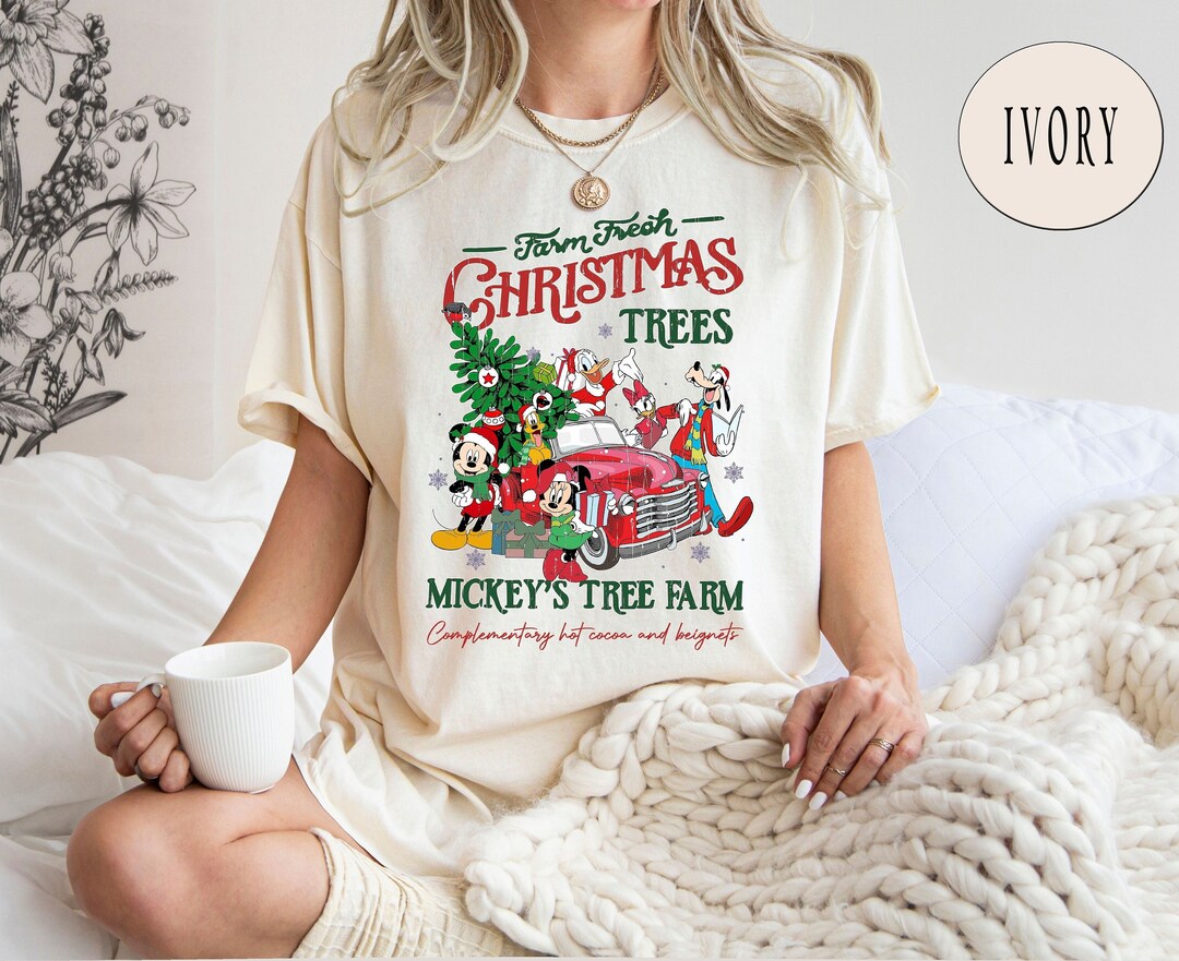Comfort Colors® Retro Disney Farm Fresh Shirt, Mickey's Tree Farm ...