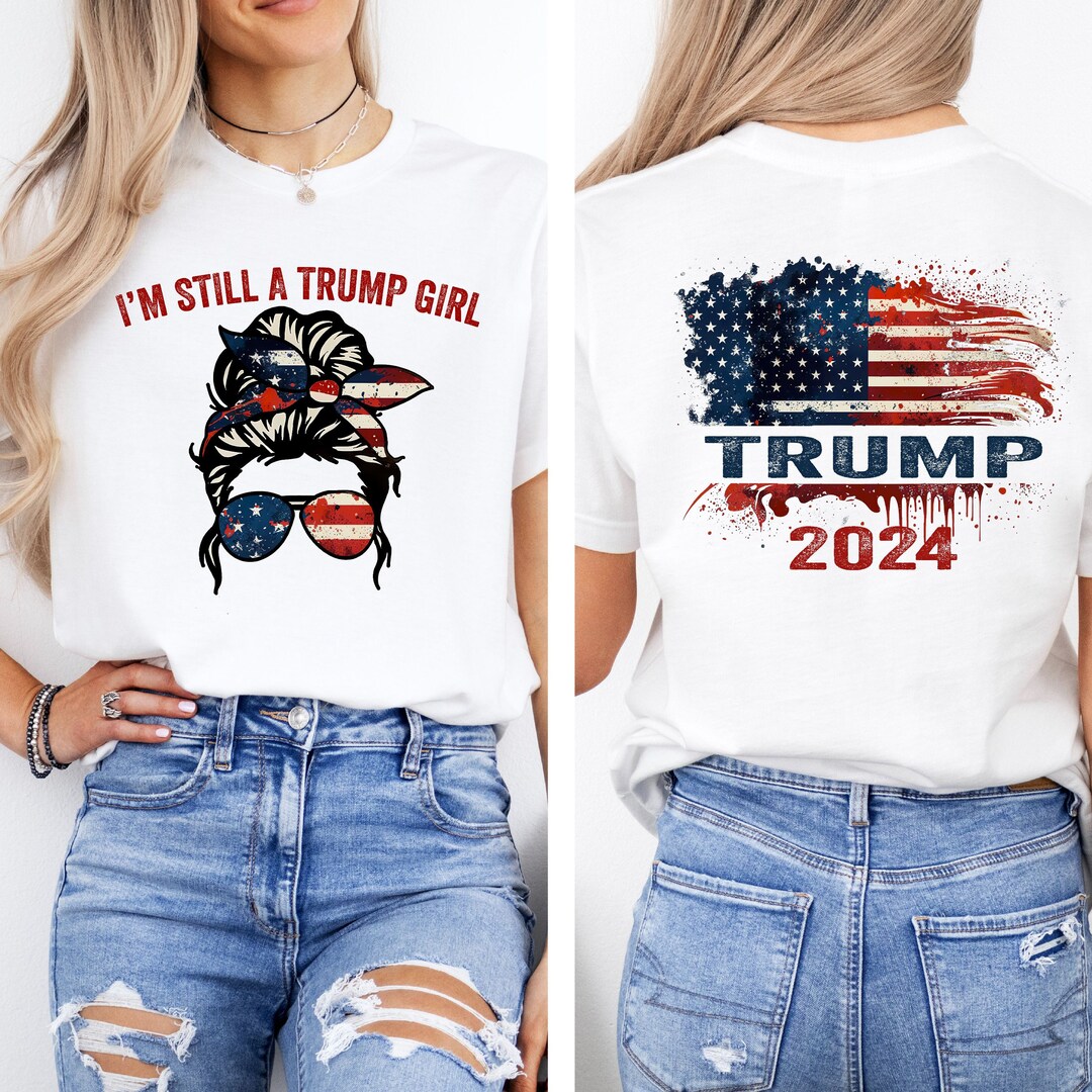 Comfort Colors® Trump Girl Shirt, AB Flag Trump Shirt, I'm Stıll A ...