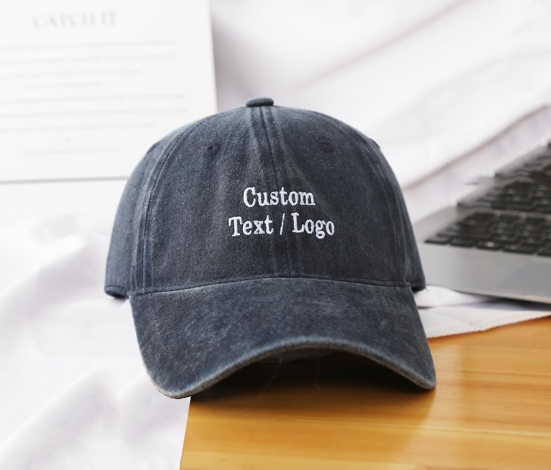 Custom Embroidered Dad Hats,your Text or Logo,personalized Hats,branded ...
