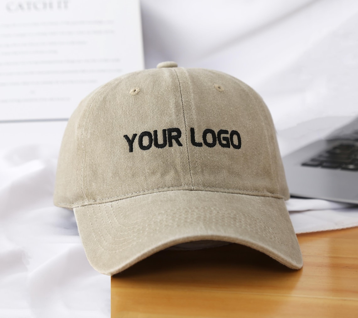 Custom Text Embroidered Baseball Cap,adjustable Hat, Dad Hat ...