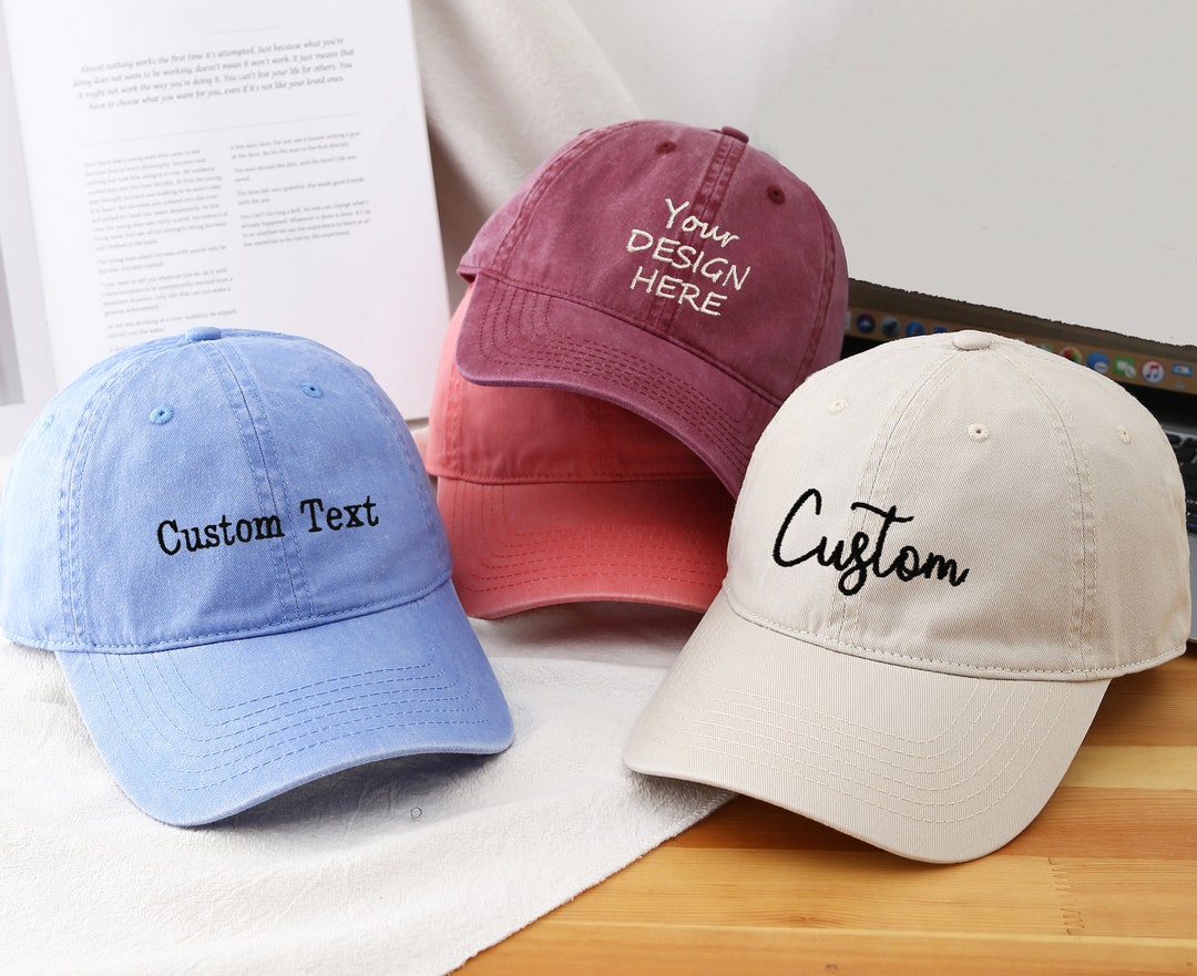Custom Embroidered Hat,custom Hat,custom Embroidered Hat,personalized ...