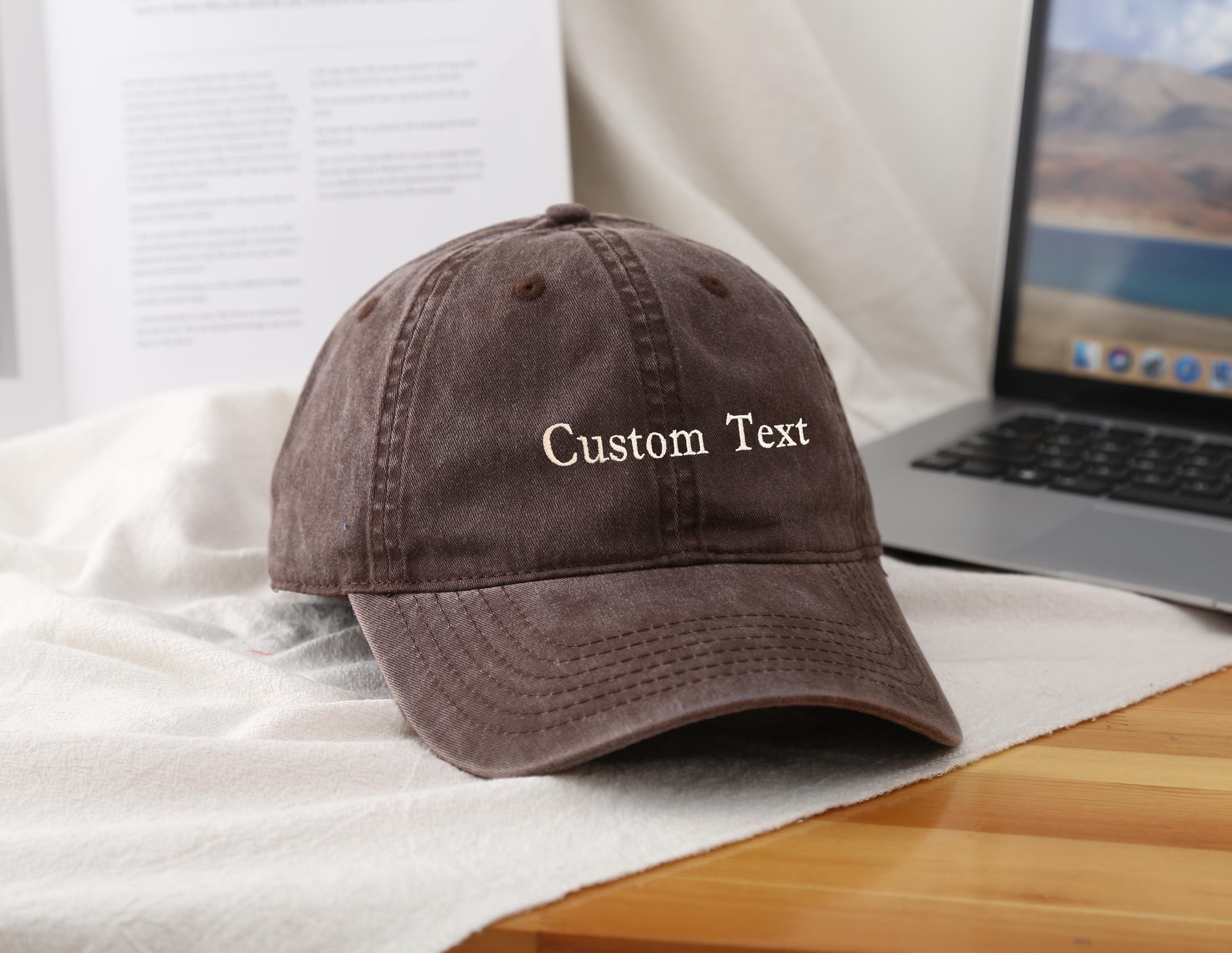 Custom Embroidered Hat,personalized Dad Cap,custom Embroidered Hat ...