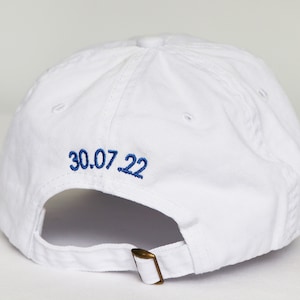 Add Name or Text to Back or Side of Baseball Cap,back of Hat Embroidery ...