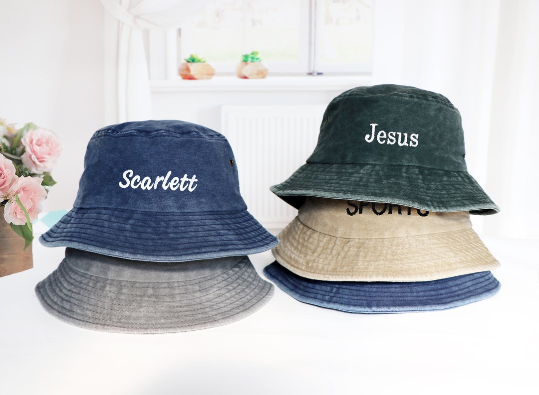 Personalized Bucket Hats,bridesmaid Gifts,bucket Hats,bucket Hats ...