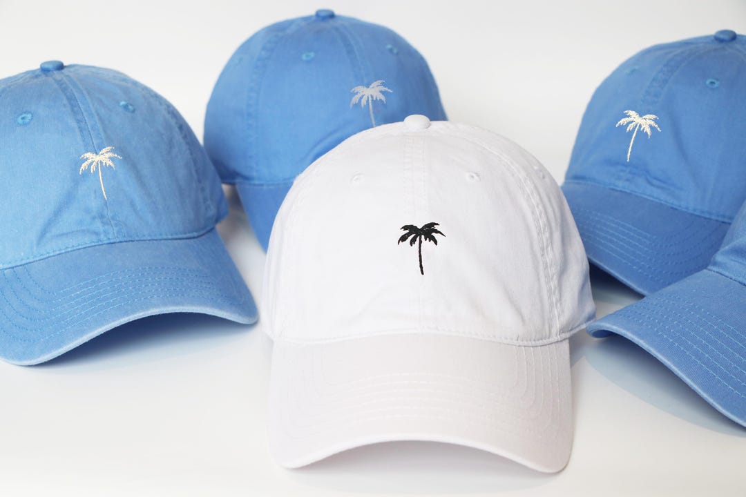 Palm Tree Embroidered Hat, Palm Tree Embroidered Hat, Dad Hat,palm Tree ...