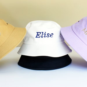 Custom Bucket Hat,personalized Bucket Hats,bridesmaid Gifts,bucket Hats ...