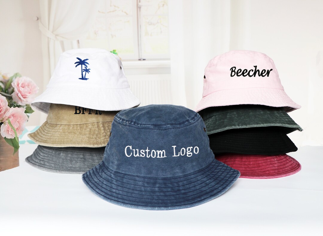 Personalized Bucket Hats,bridesmaid Gifts,bucket Hats,bucket Hats ...
