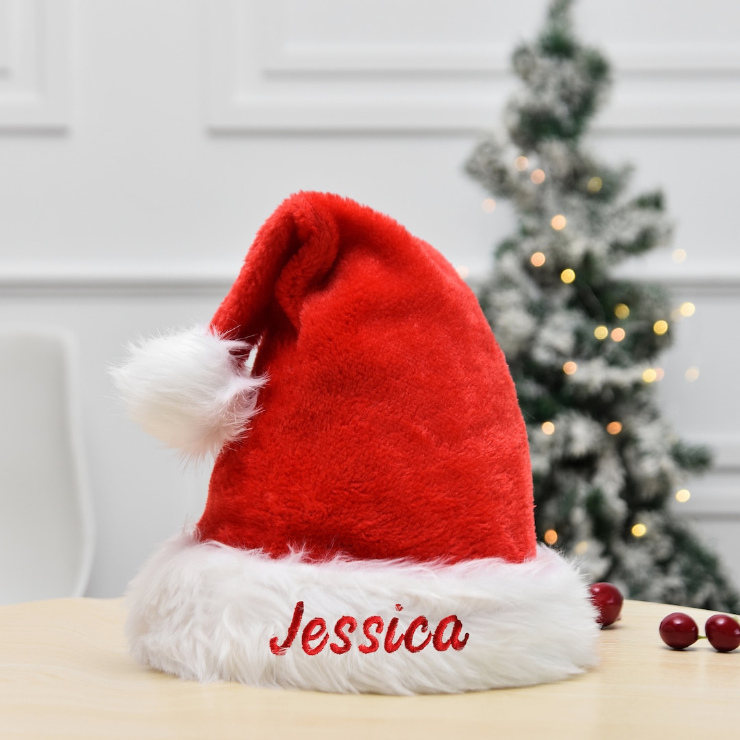 Christmas Hat Personalised,santa Hat,family Santa Hat,christmas Gift ...