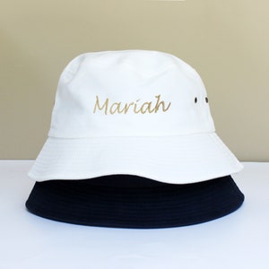 Custom Bucket Hat,personalized Bucket Hats,bridesmaid Gifts,bucket Hats ...