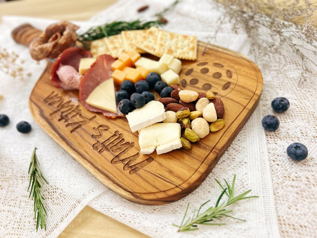 Personalized Pickleball Charcuterie Board Valentine's Pickleball Logo ...