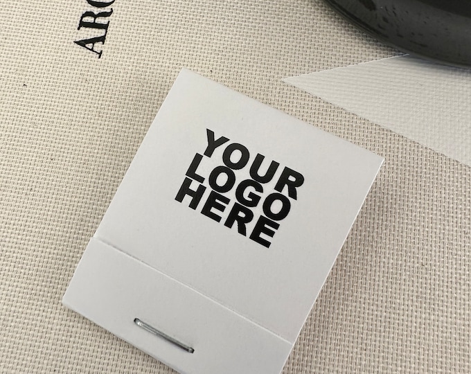 Personalized 20-strike Matchbooks "your Logo" Matchbooks! Custom Logo ...