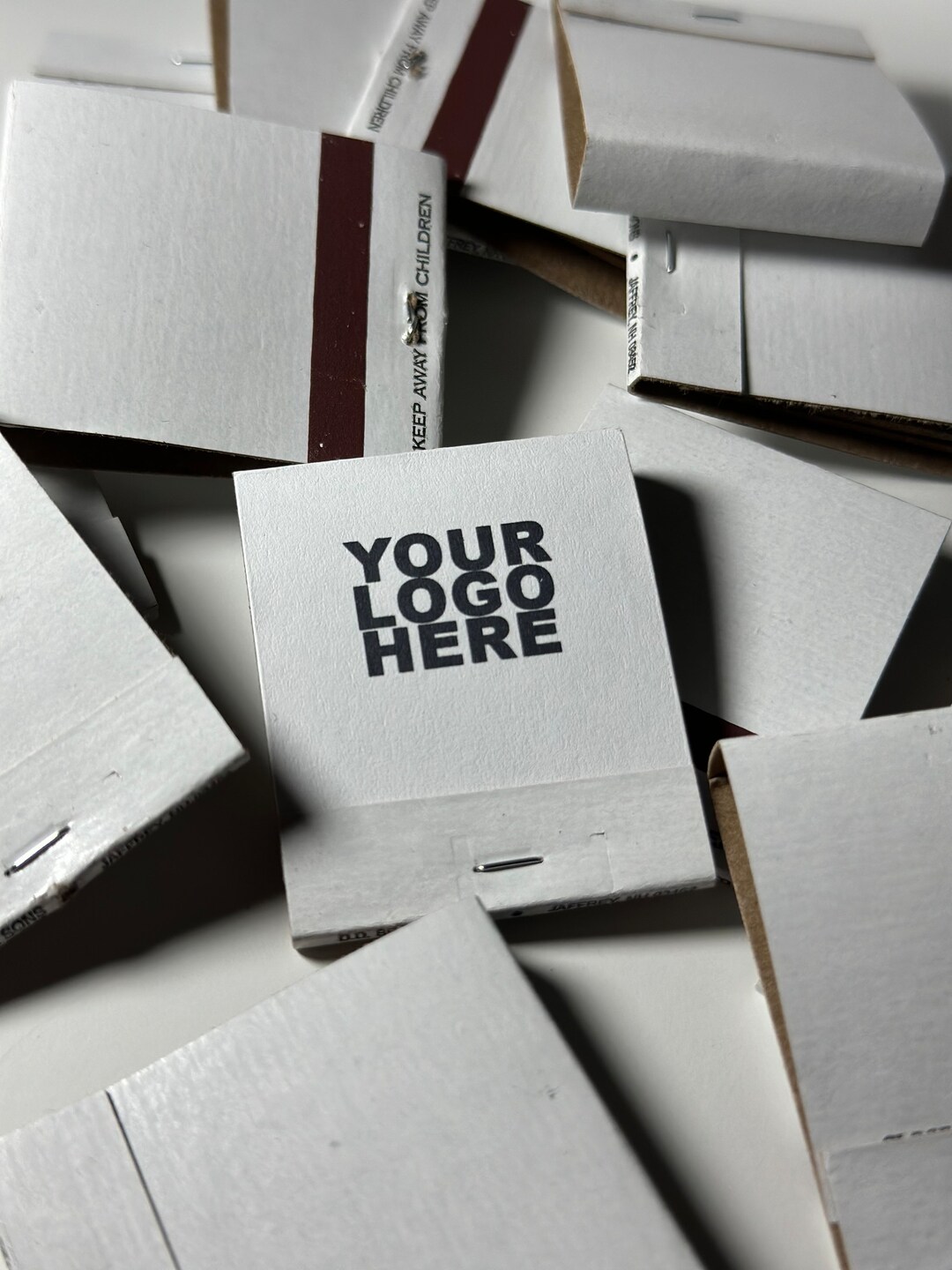 Custom Sticker Printed "your Logo" Matchbooks! Custom Logo ...