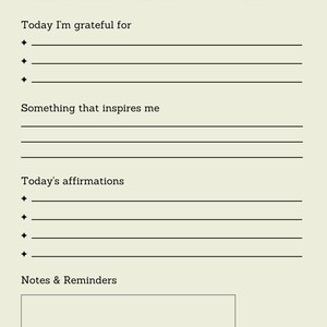 Self-care, Mental Health Kit, Daily and Monthly Mood Tracker, Journal ...