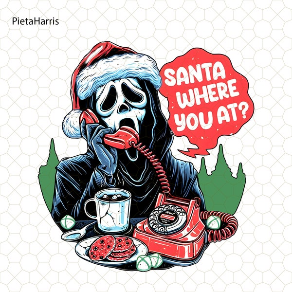 Ghostface Christmas Png - Etsy