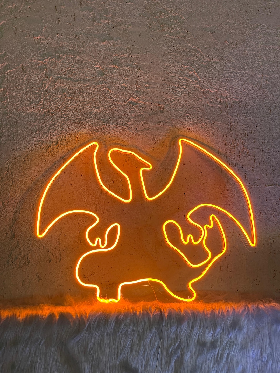 Charizard Anime Neon Sign / Custom Neon Sign / Pokemon Anime - Etsy