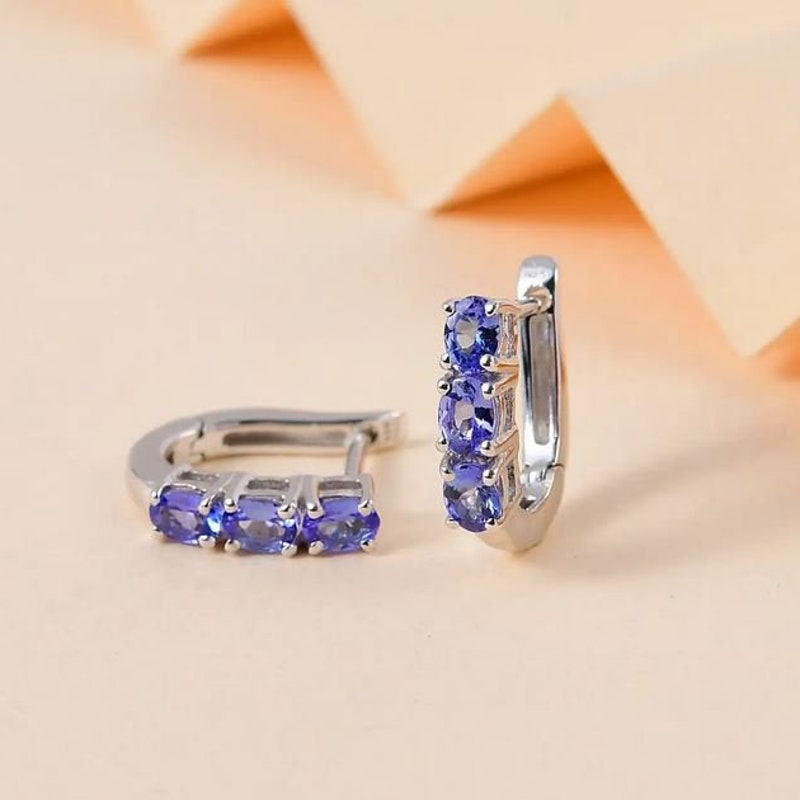 Tanzanite Earrings - Etsy