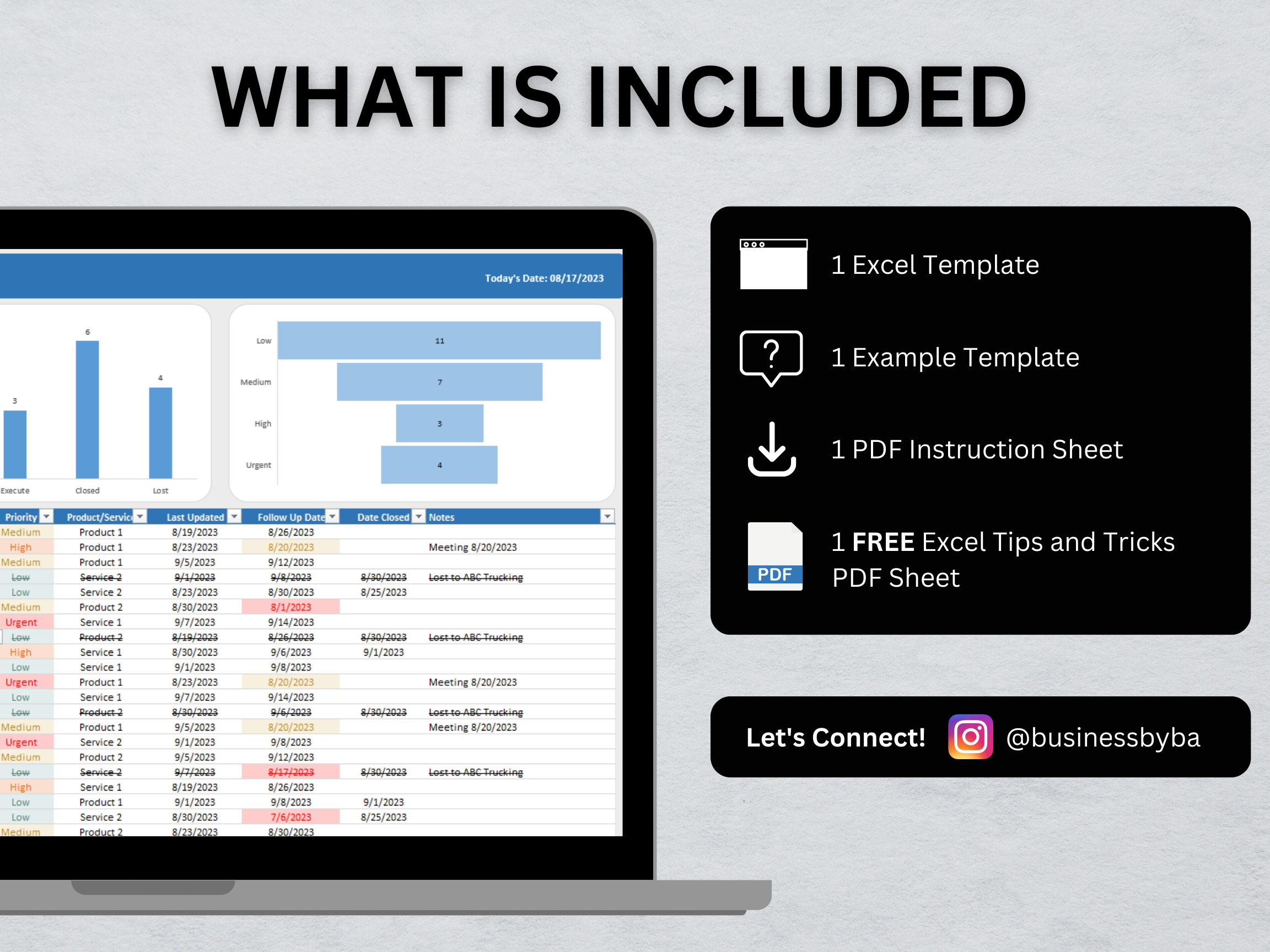 Client List Tracker Lead Tracker Customer List Tracker - Etsy