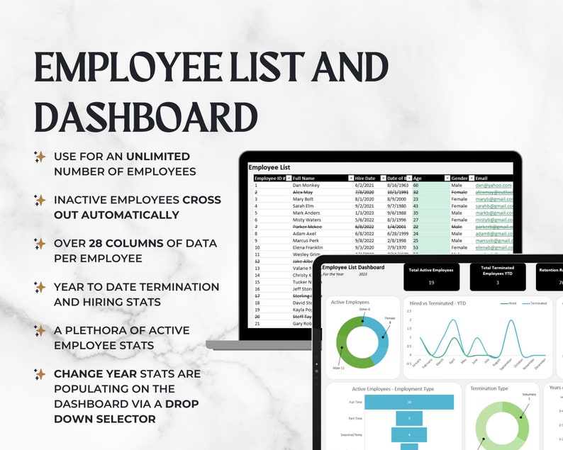 Ultimate Employee Bundle Spreadsheet, Employee Performance, Human ...