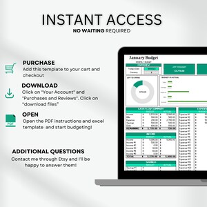 Simple Budget Tracker, Paycheck Budget, Excel Budget Template, Spending ...