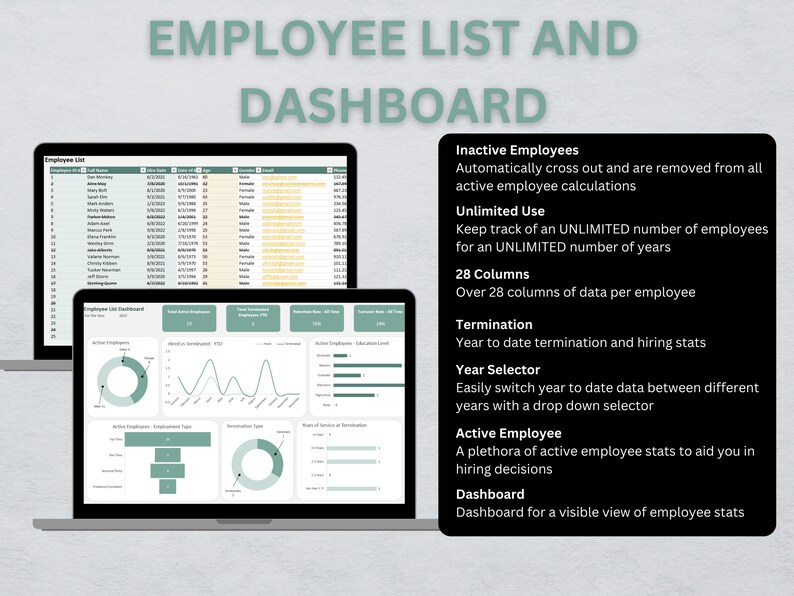 Ultimate Employee Bundle Spreadsheet, Employee Performance, Human ...