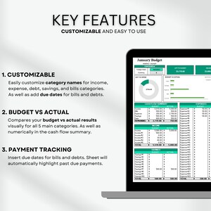 Simple Budget Tracker, Paycheck Budget, Excel Budget Template, Spending ...