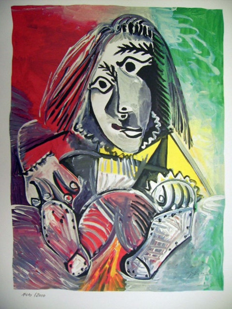 Pablo PICASSO - (limited) - Jeunesse #314 - Original Handmade Paper ...