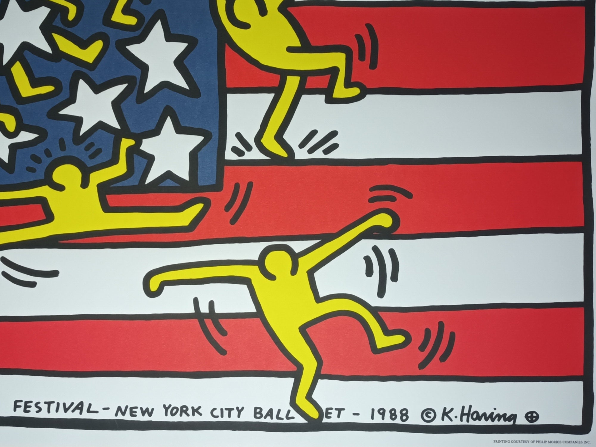 Keith Haring - American Flag - Etsy