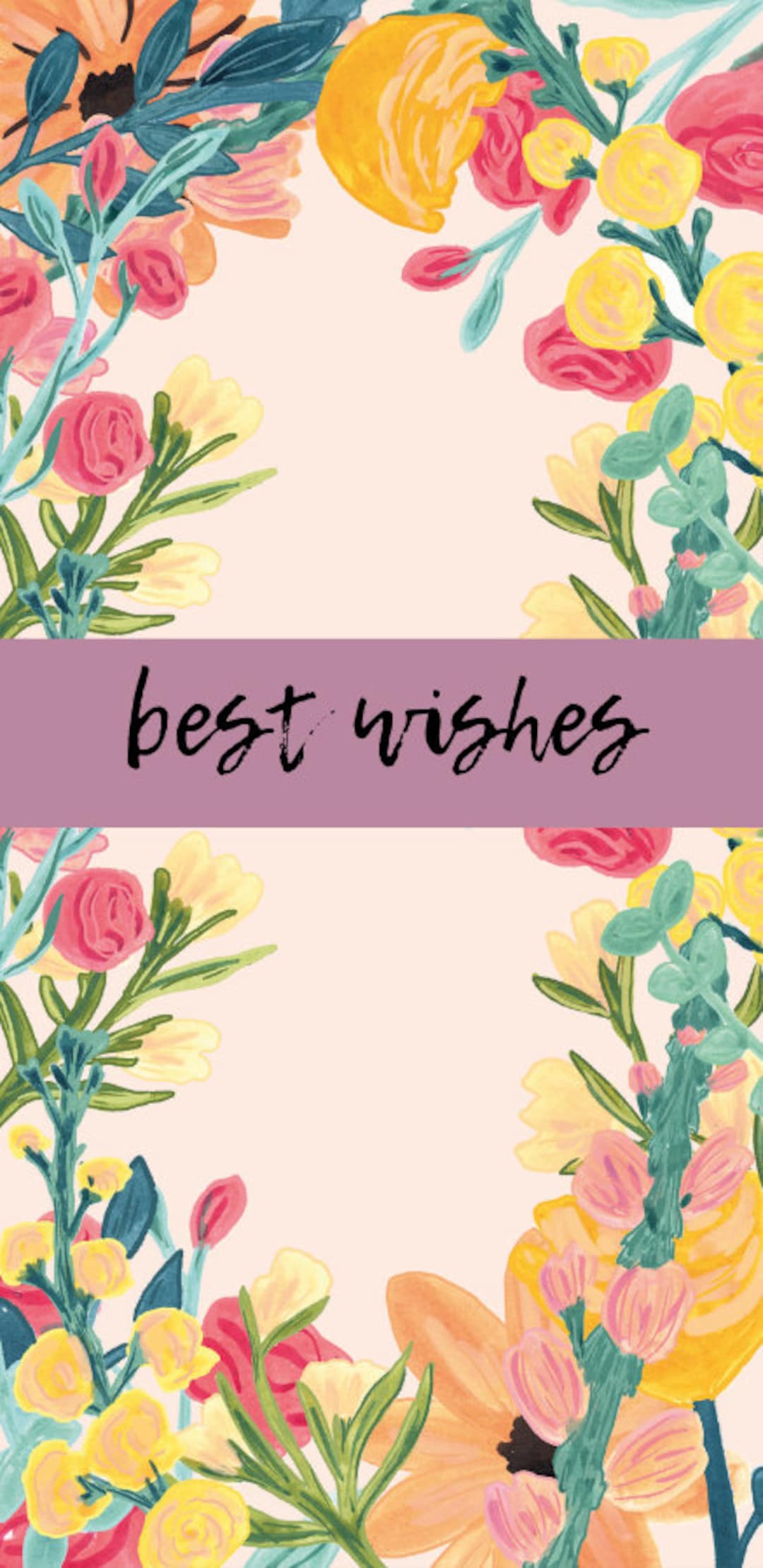 Best Wishes Sticker - Etsy